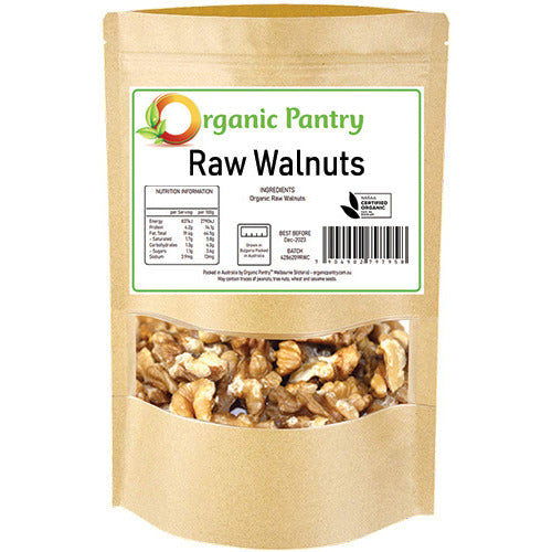 Raw Walnuts - Organic Pantry Raw Walnuts 150g - Shop Online